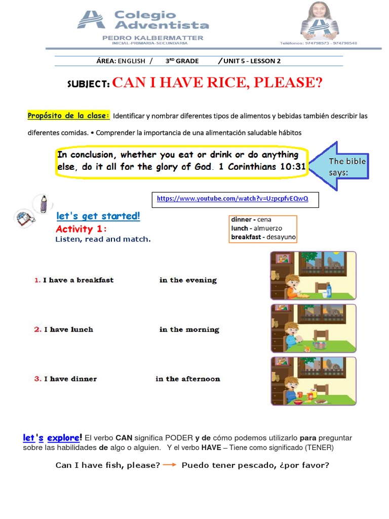 3ER GRADO UNIDAD 5 Sesión 2 | PDF