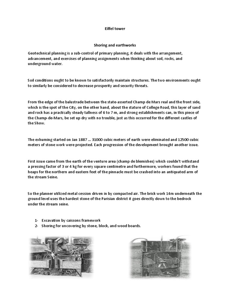 Eiffel Tower | PDF | Concrete | Civil Engineering