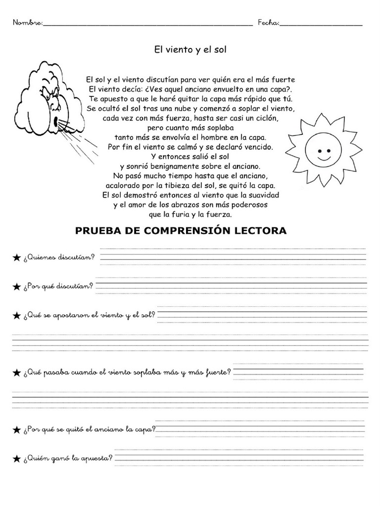 El Viento y El Sol | PDF