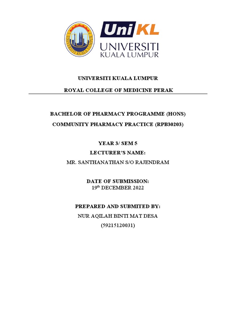 CPP Report Attachment | PDF | Pharmacy | Prescription Drugs