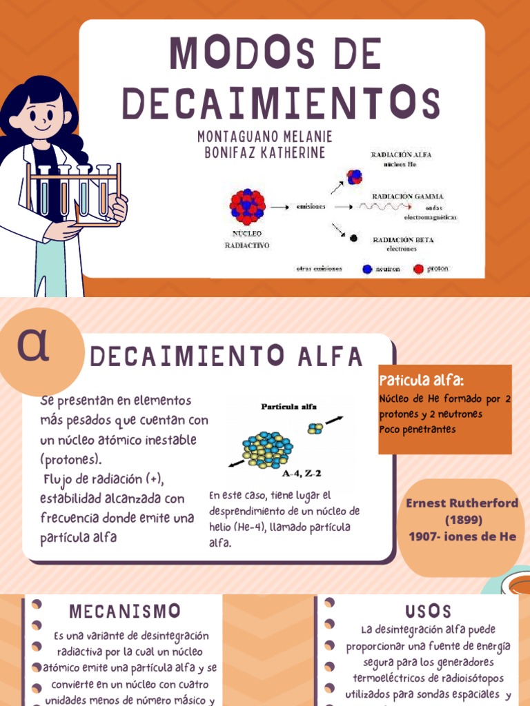 Decaimiento Alfa | PDF | Desintegración radioactiva | Núcleo atómico