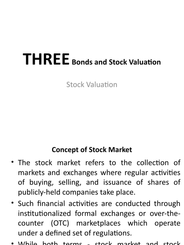 Stock Valuation for Investors | PDF | Stocks | Valuation (Finance)