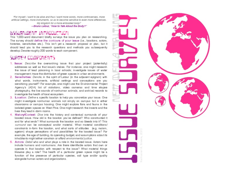 Engl 4010 Issue Survey Sp23 Download Free Pdf Science 7638