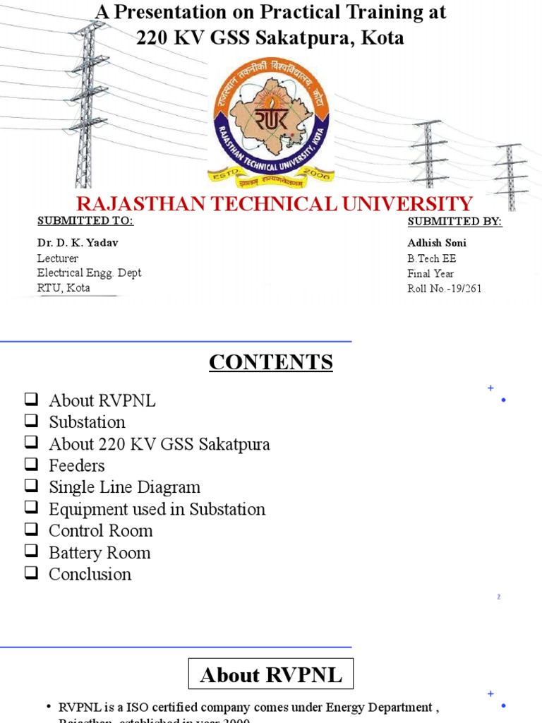Presentation 9 | PDF | Transformer | Electrical Substation
