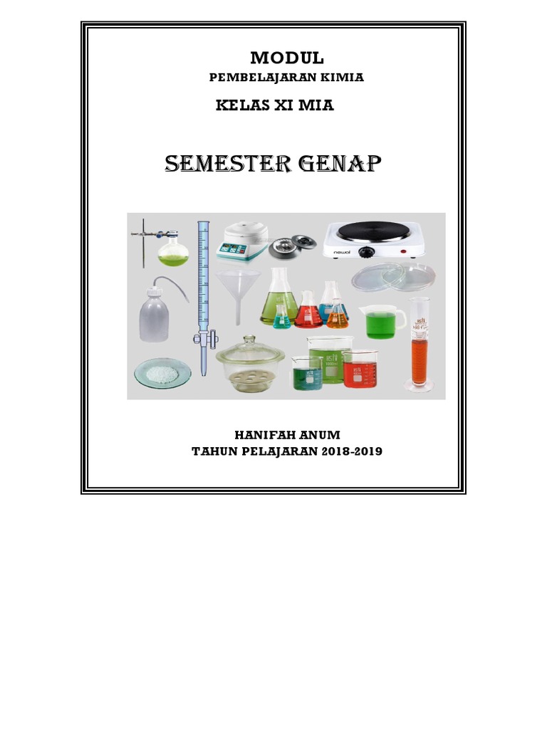 Modul Pembelajaran Kimia Kelas Xi Sem 2 | PDF