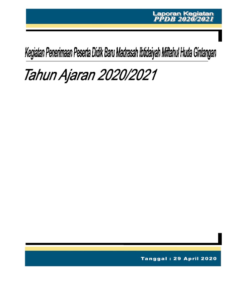 07. Cover Ppdb | PDF