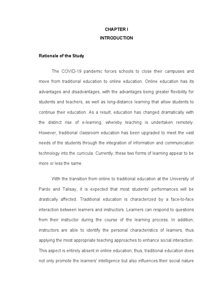 A Comparative Study of Online and Face To Face Modality of Learning | Download Free PDF ...