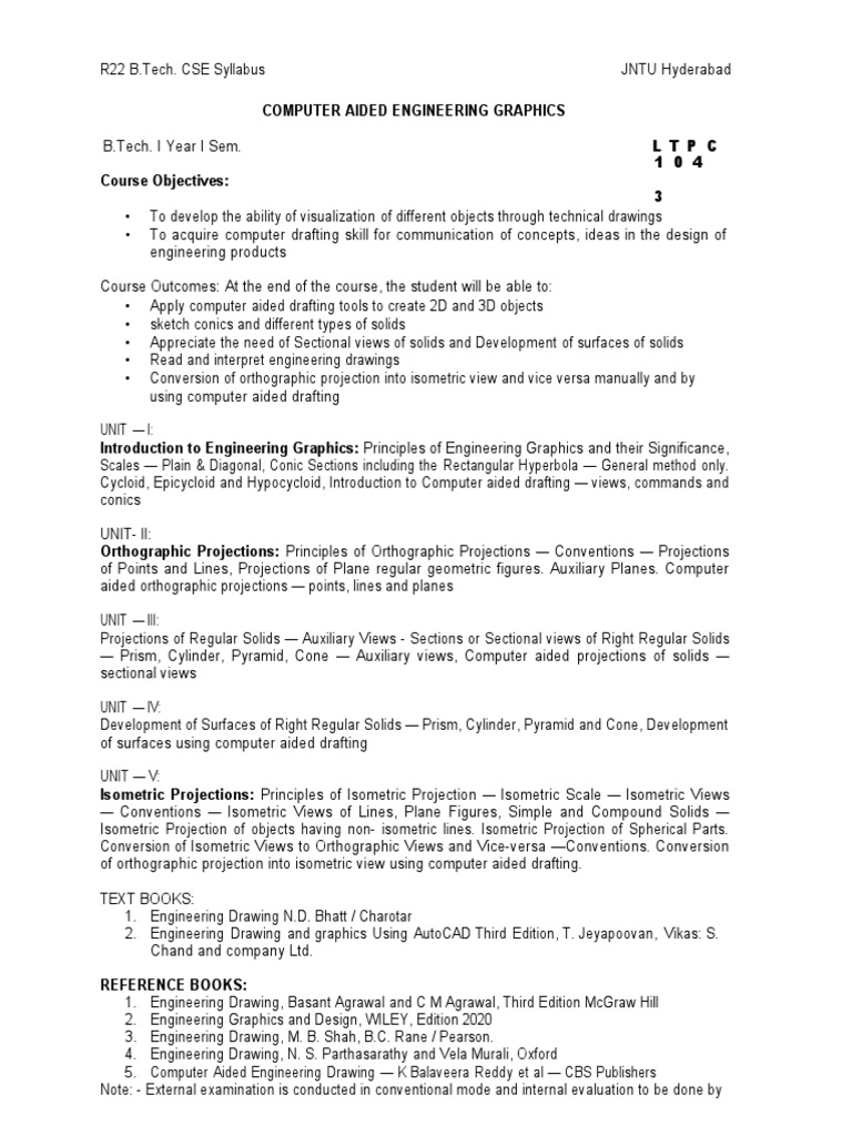 Computer Aided Engineering Graphics | PDF | Computer Aided Design | Graphics