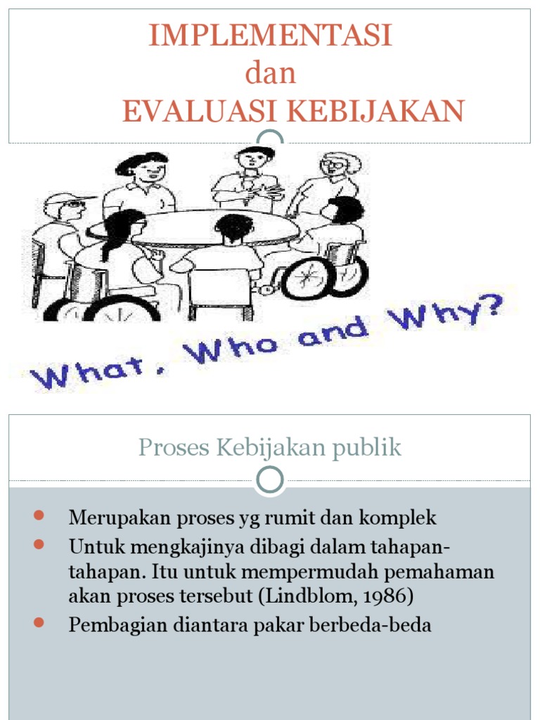 Implementasi Dan Evaluasi Kebijakan Publik-1 | PDF