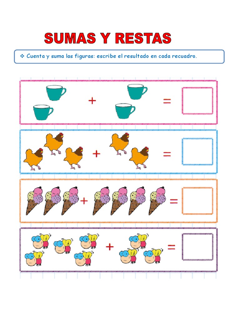 Sumas y Restas | PDF