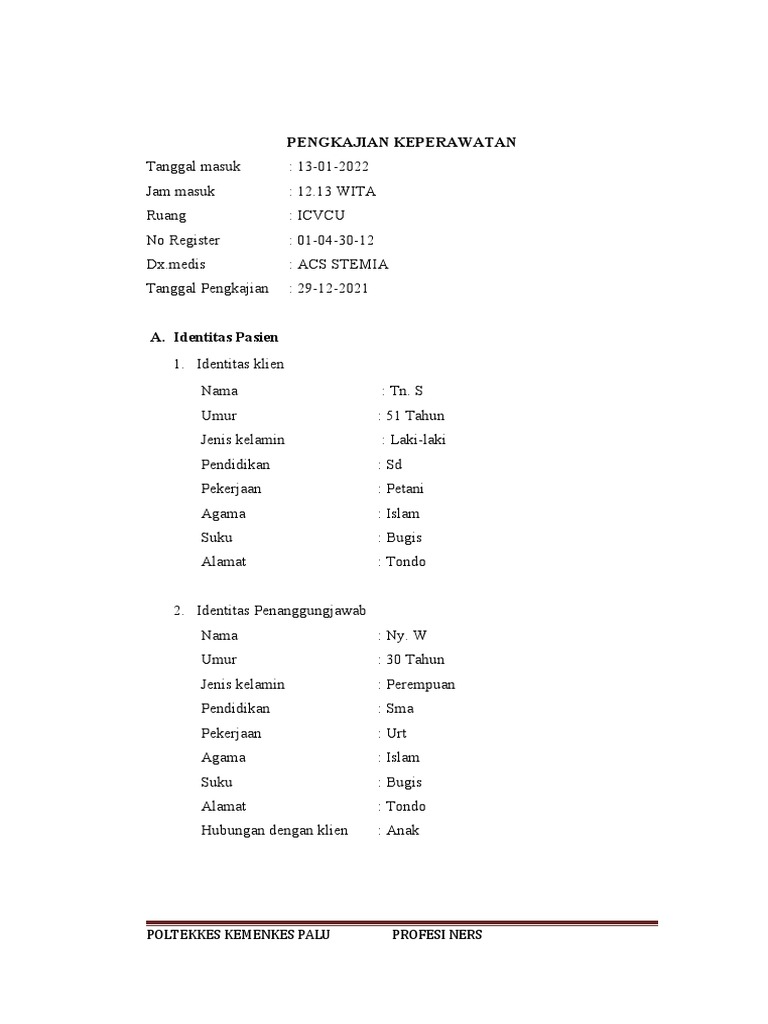 Askep Acs Stemia + Adhf | PDF | Kesehatan Holistik | Gaya Hidup