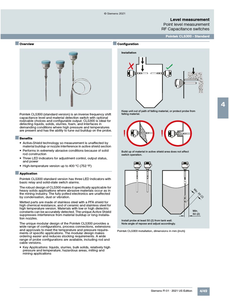 Siemens CLS 300 Standard | PDF | Electrical Engineering | Electricity