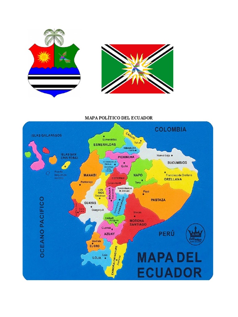 Mapa Político Del Ecuador | PDF