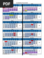 Calendário Escolar UTAD 2025/26 | PDF