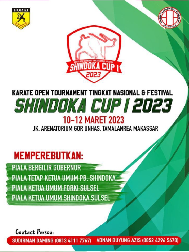 Shindoka Cup I: Turnamen Karate 2023 | PDF