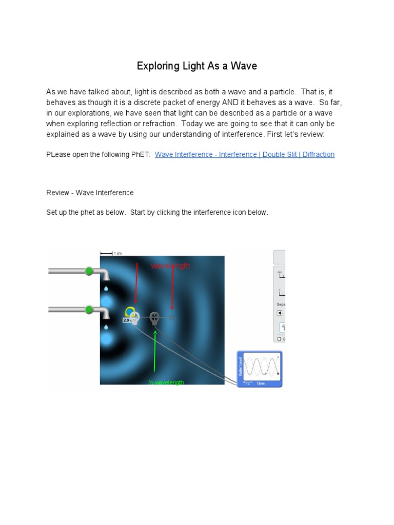 STEPHEN MCMAHON - Exploring Light As A Wave | PDF