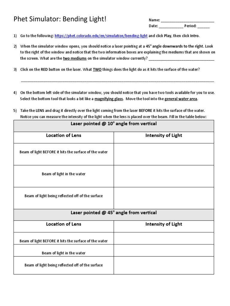 STEPHEN MCMAHON - Bending Light Lab | PDF | Light | Laser