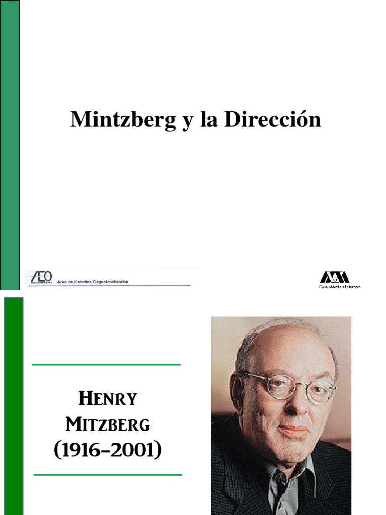 Mintzberg y La Dirección | PDF
