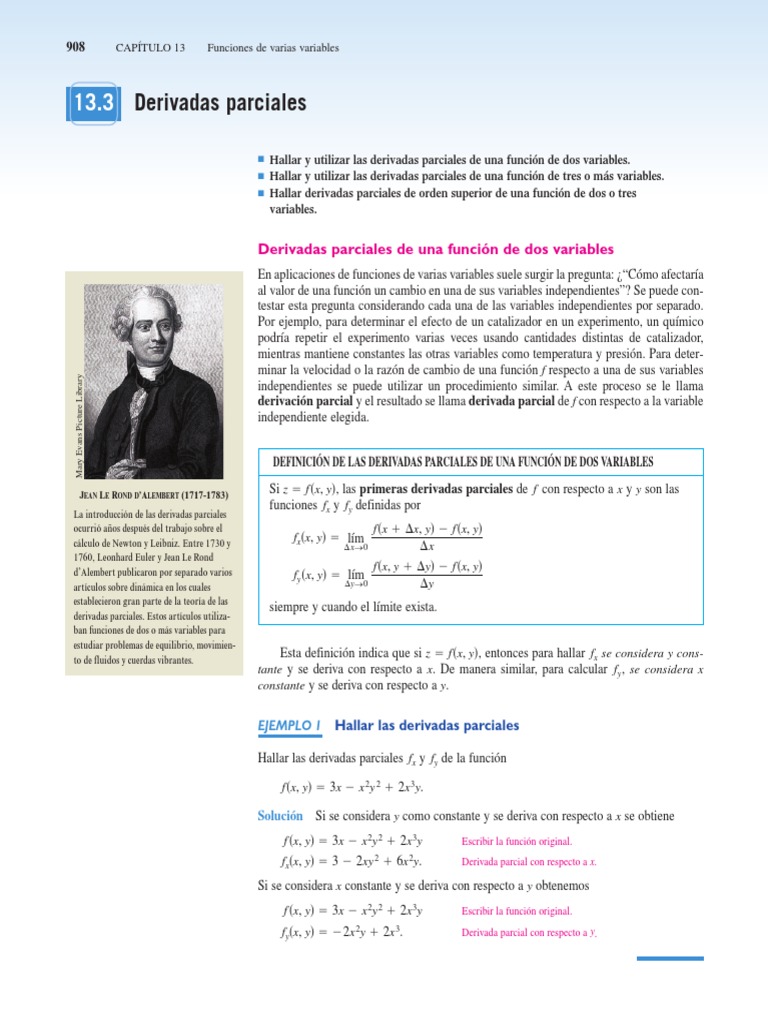 Derivadas Parciales y Aplicaciones | PDF | Derivado | Función (Matemáticas)