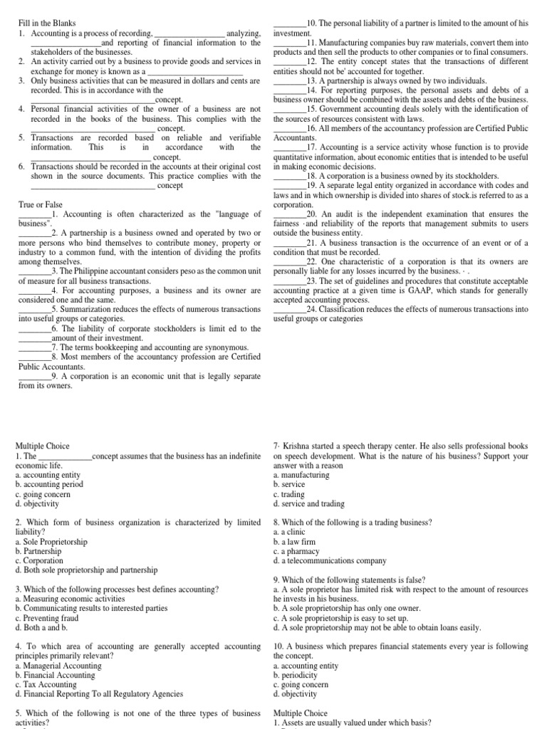 chap1-4 INC | PDF | Debits And Credits | Business