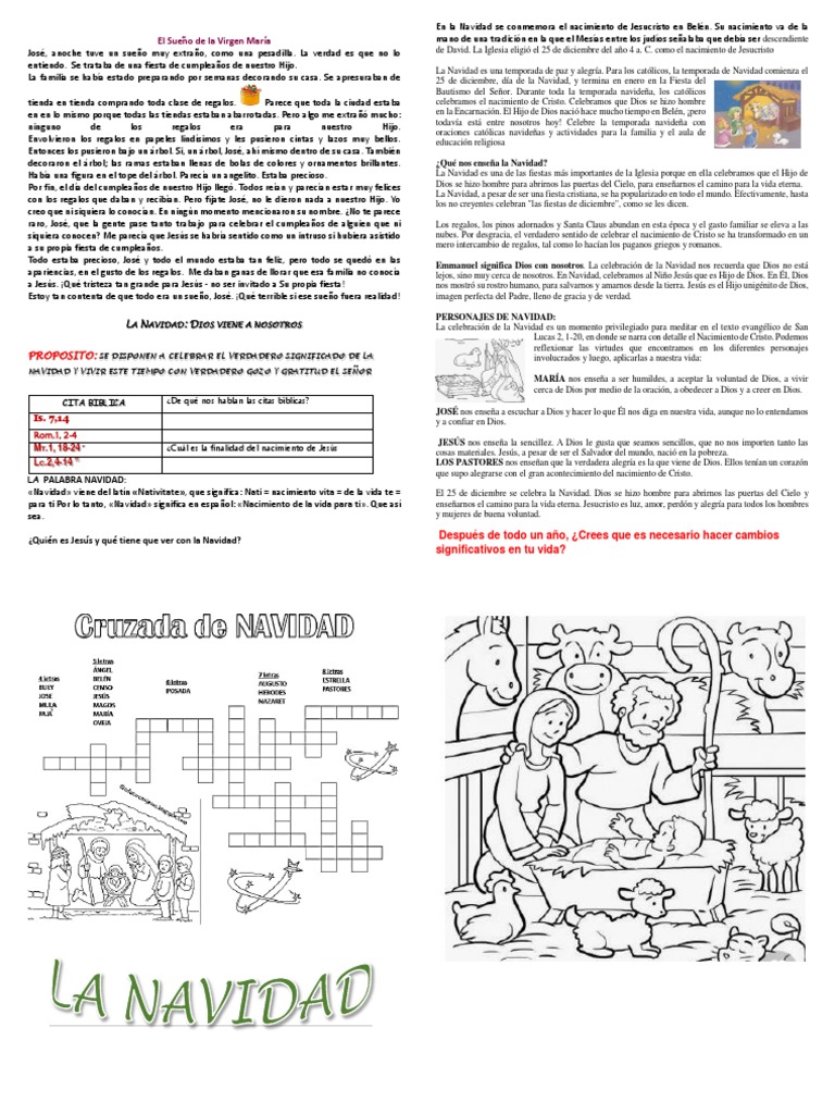 1º Navidad | PDF | Navidad | Natividad De Jesus