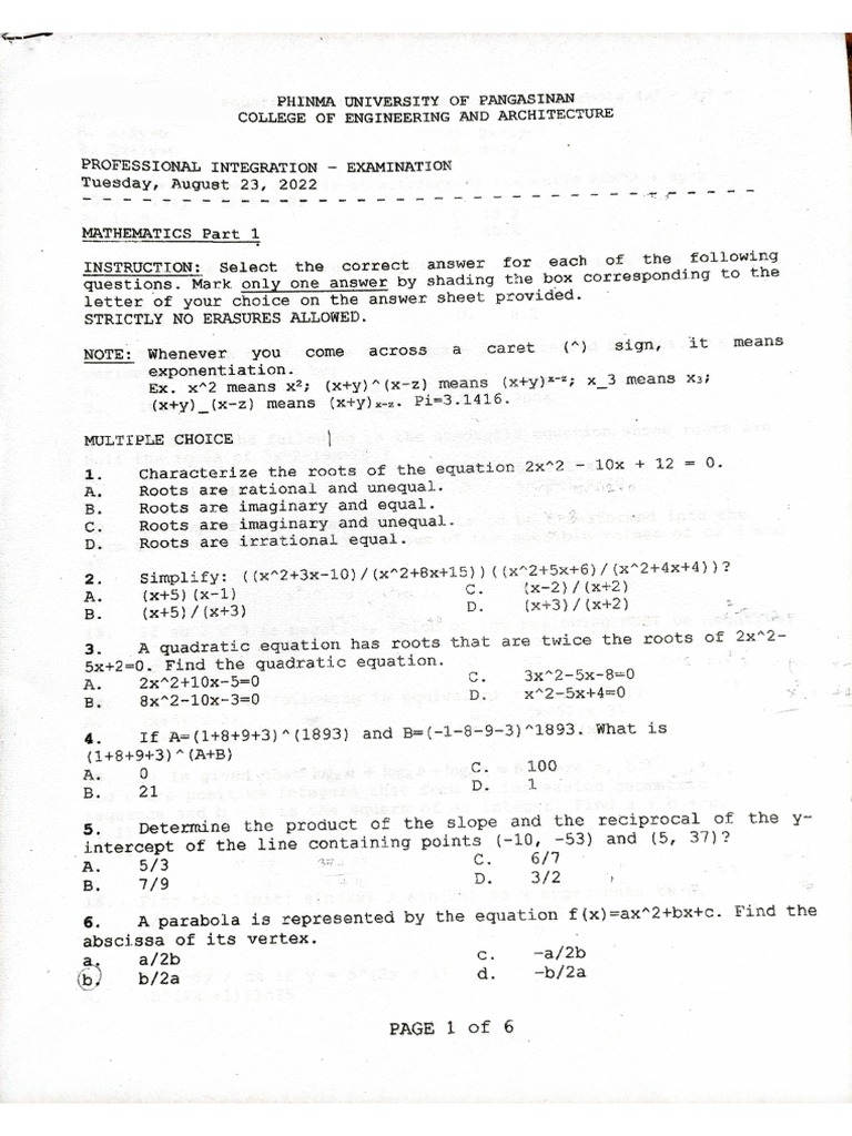 Precal - Diffcal | PDF