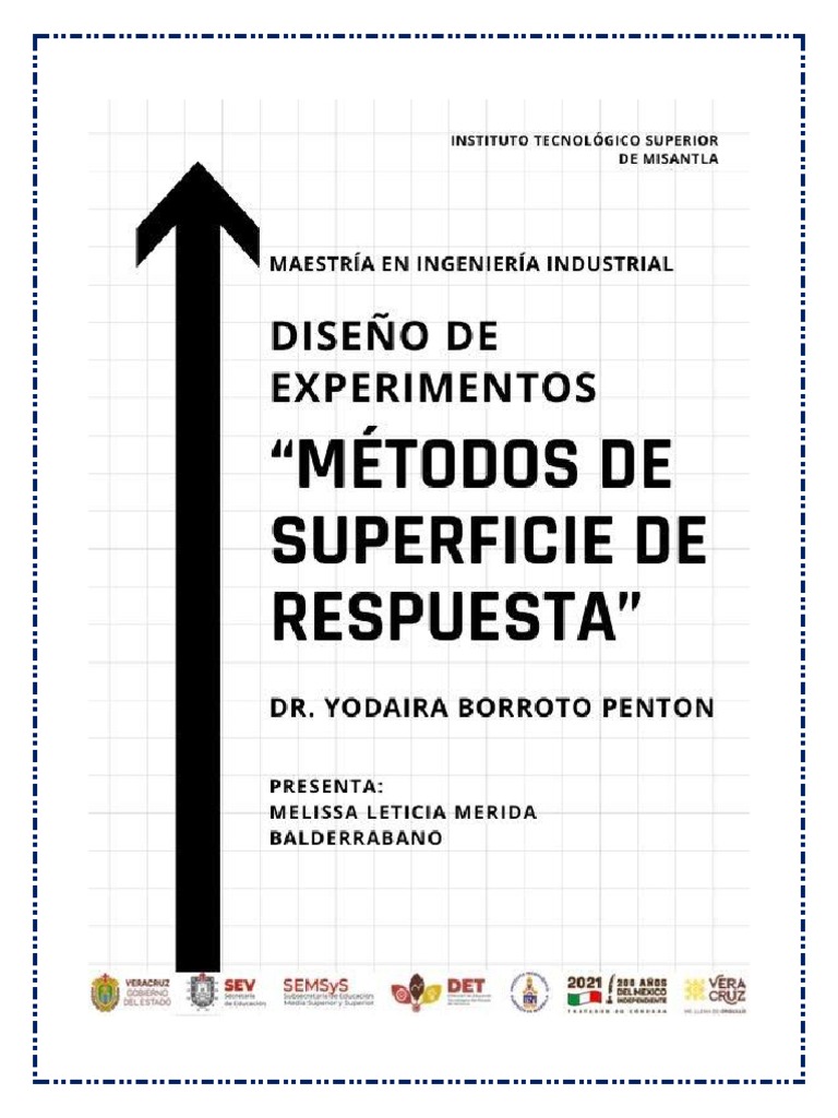 Métodos de Superficie de Respuesta | PDF