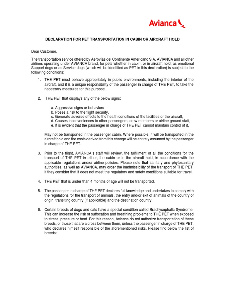 Transportation of Pets | PDF | Domesticated Animals | Dogs