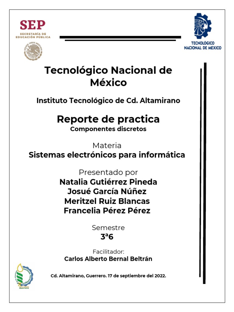 Componentes Discretos en Electrónica | PDF | Electrónica | Corriente ...