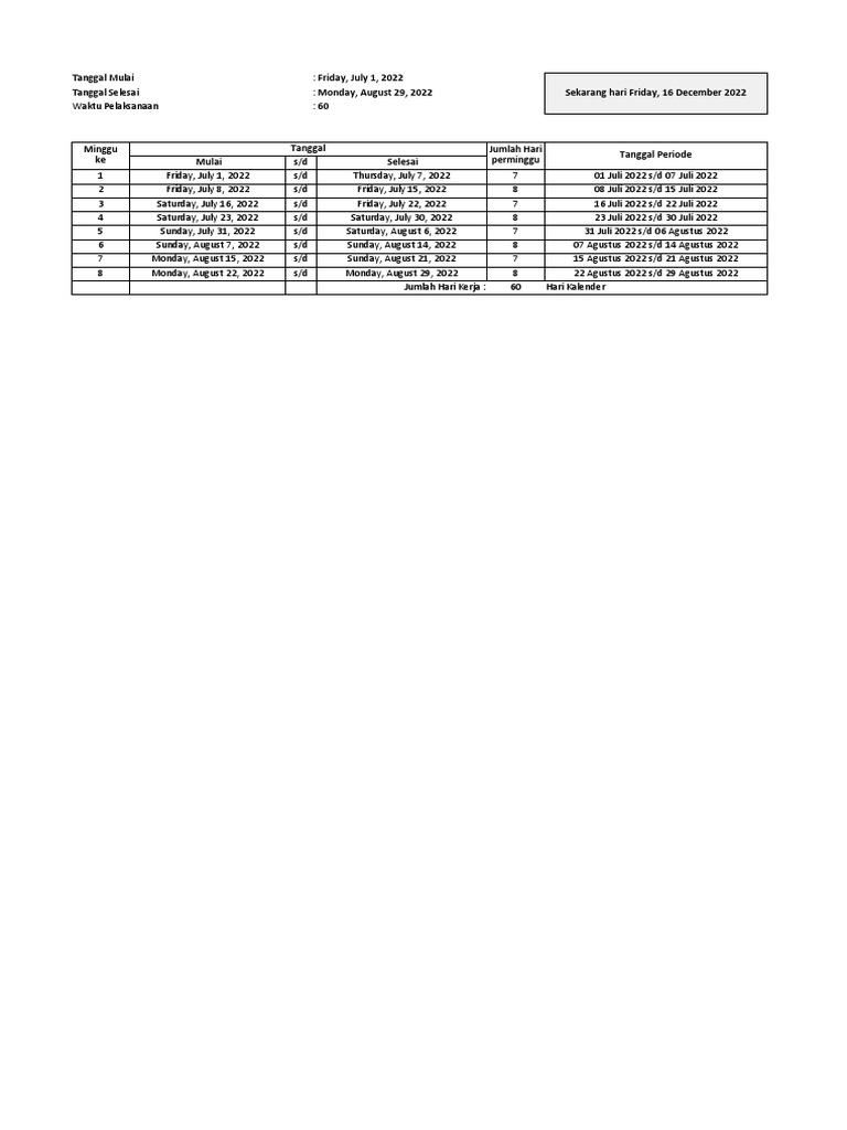 Contoh Progres | PDF