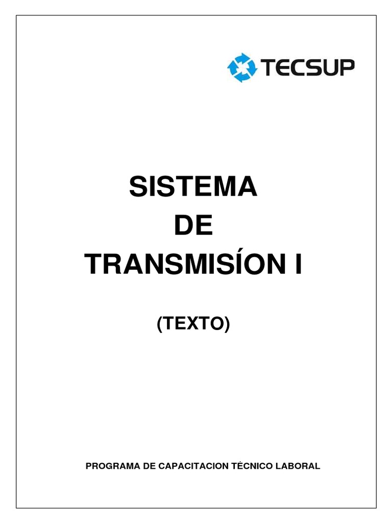 Curso-Tecsup Sistema de Transmision I | PDF | Embrague | Ingeniería ...
