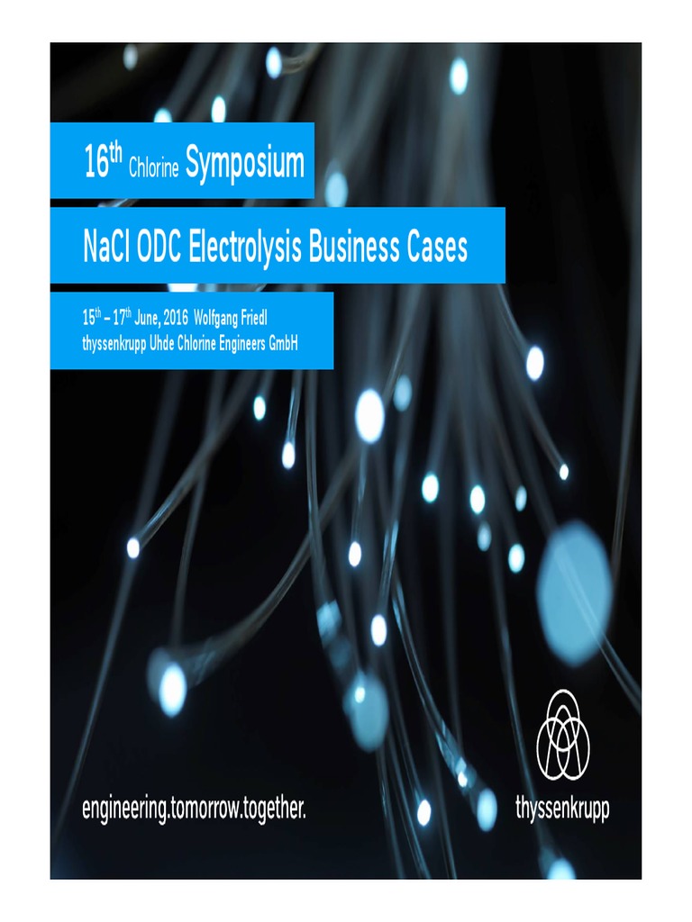 09 - C NaCl-ODC Electrolysis Technology - Business Cases NaCl-ODC ...