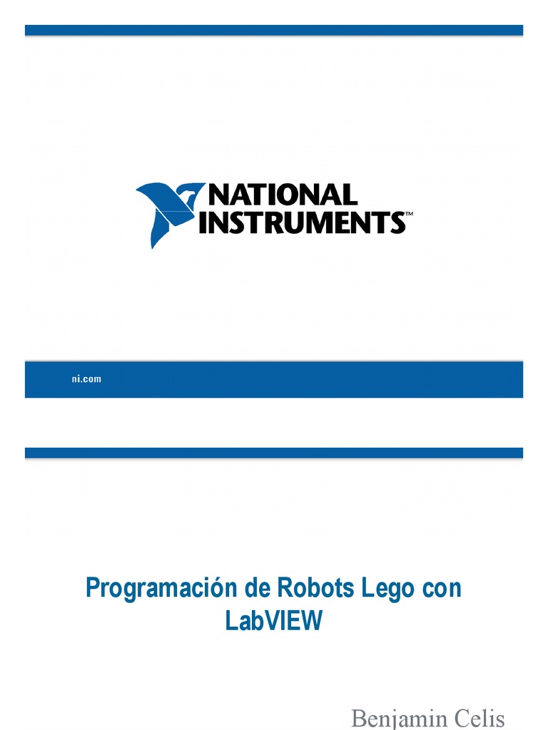 Programacion de Robots Lego Con LabVIEW | PDF | Ingeniería Informática ...