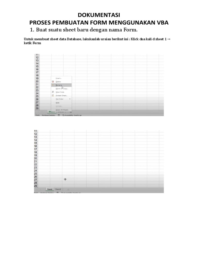 Tugas Form VBA | PDF