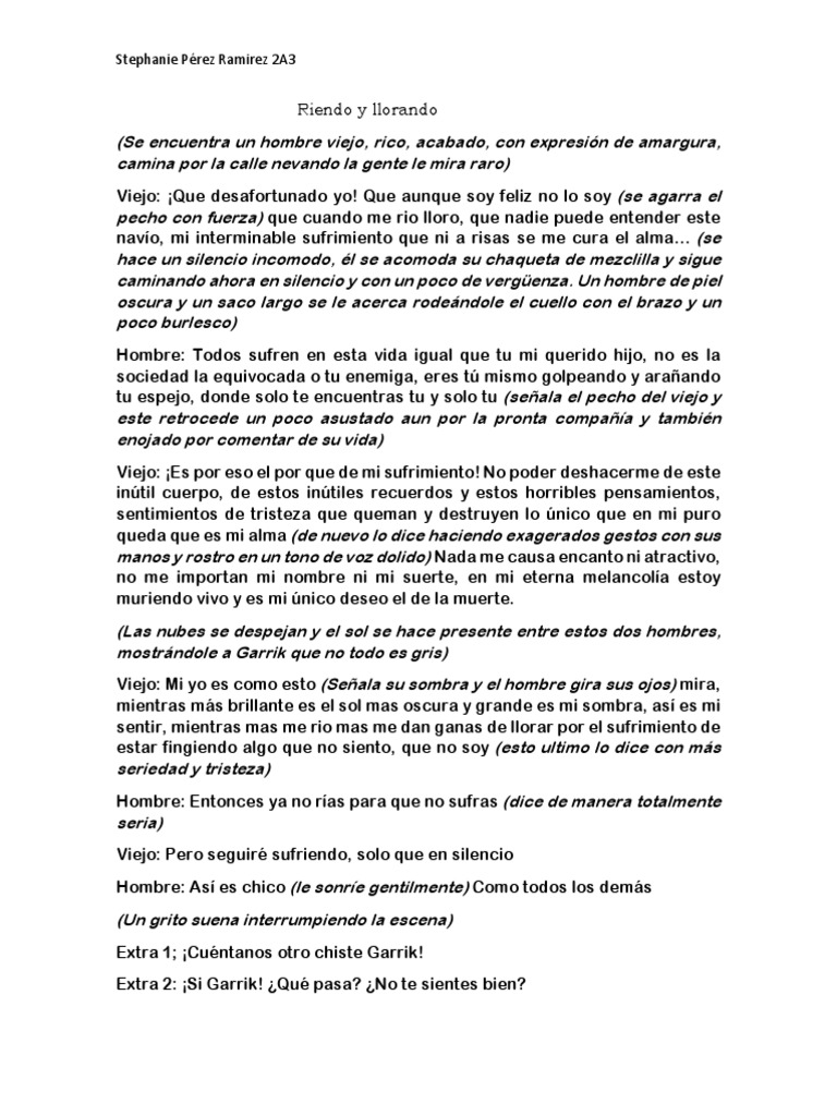 Riendo y Llorando | PDF