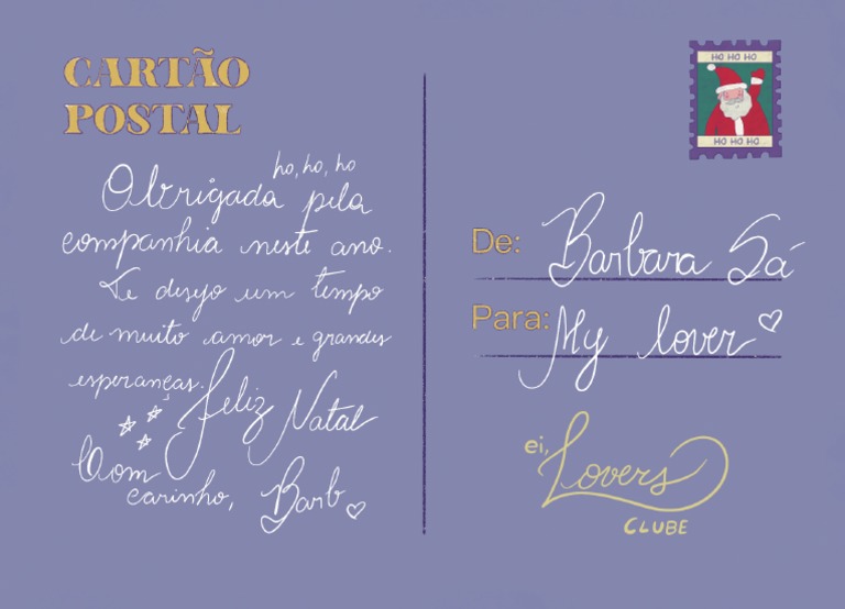 Cartão Postal Verso | PDF