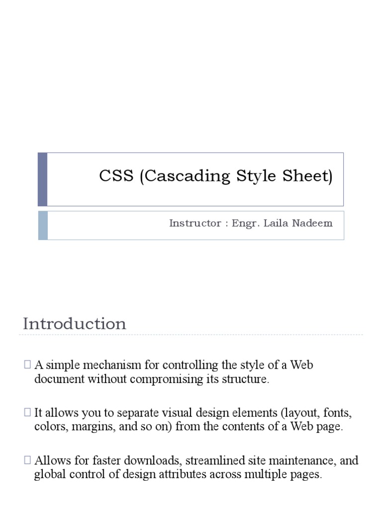 Intro Css 15062022 084218am | PDF | Html Element | Html