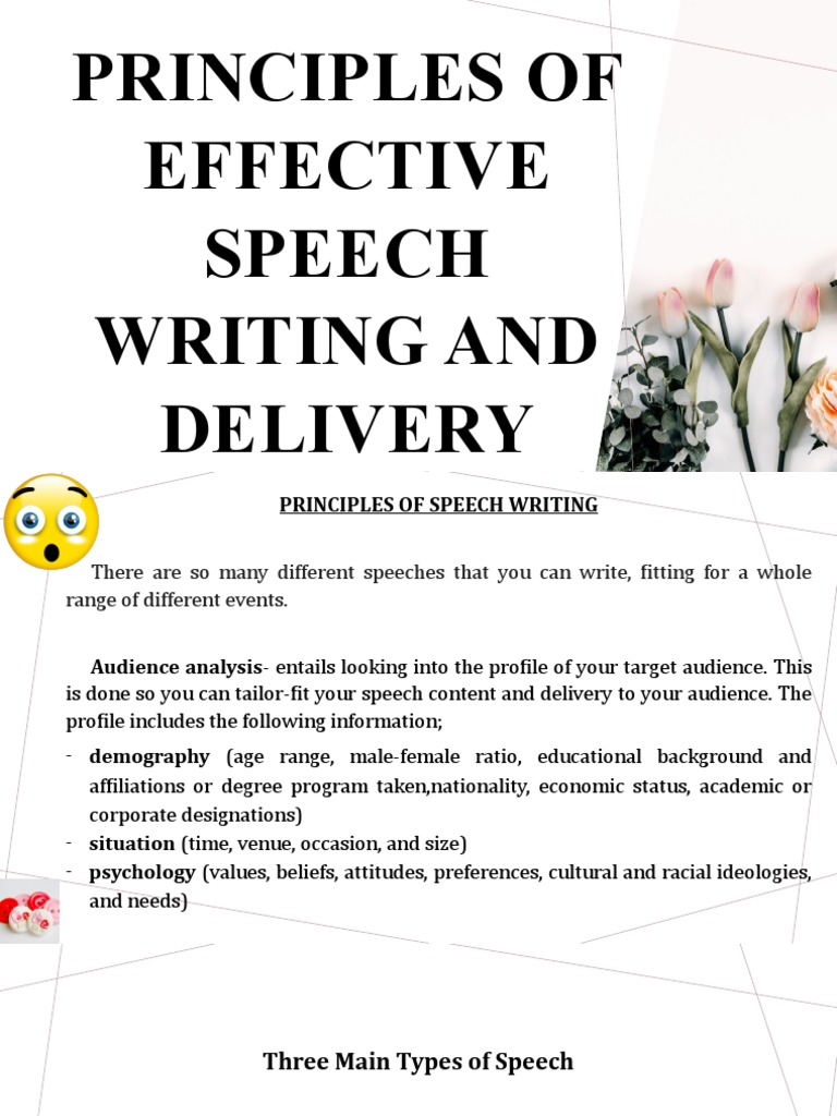 Effective Speech Writing & Delivery Tips | PDF | Human Voice | Speech