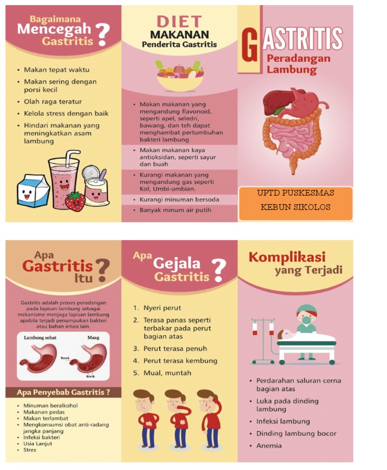 Leaflet Gastritis | PDF