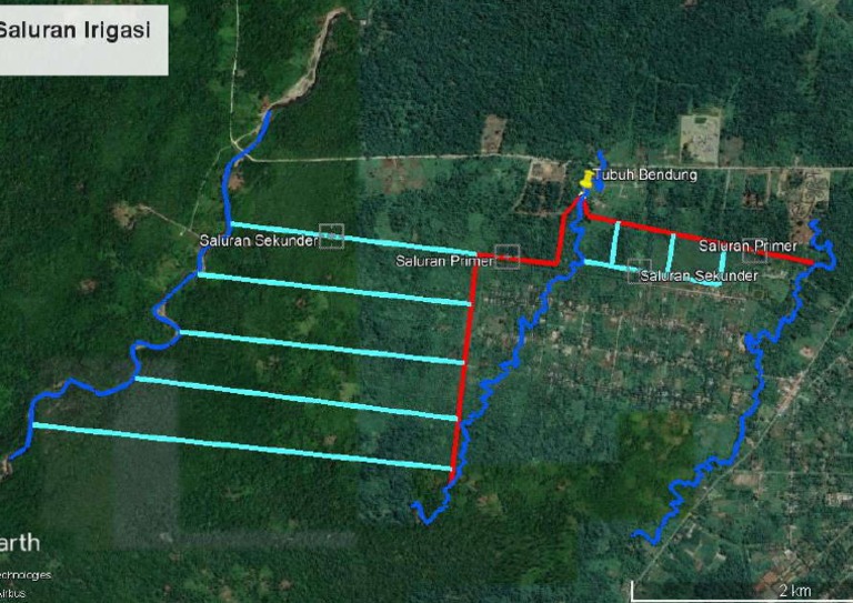 Layout Irigasi Timika | PDF