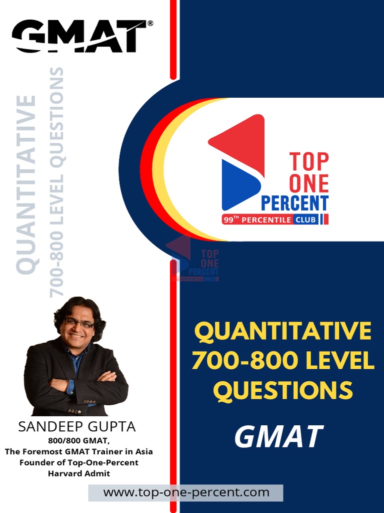 Answers Quant 700-800 Level Questions by Sandeep Gupta | PDF | List Price | Clock