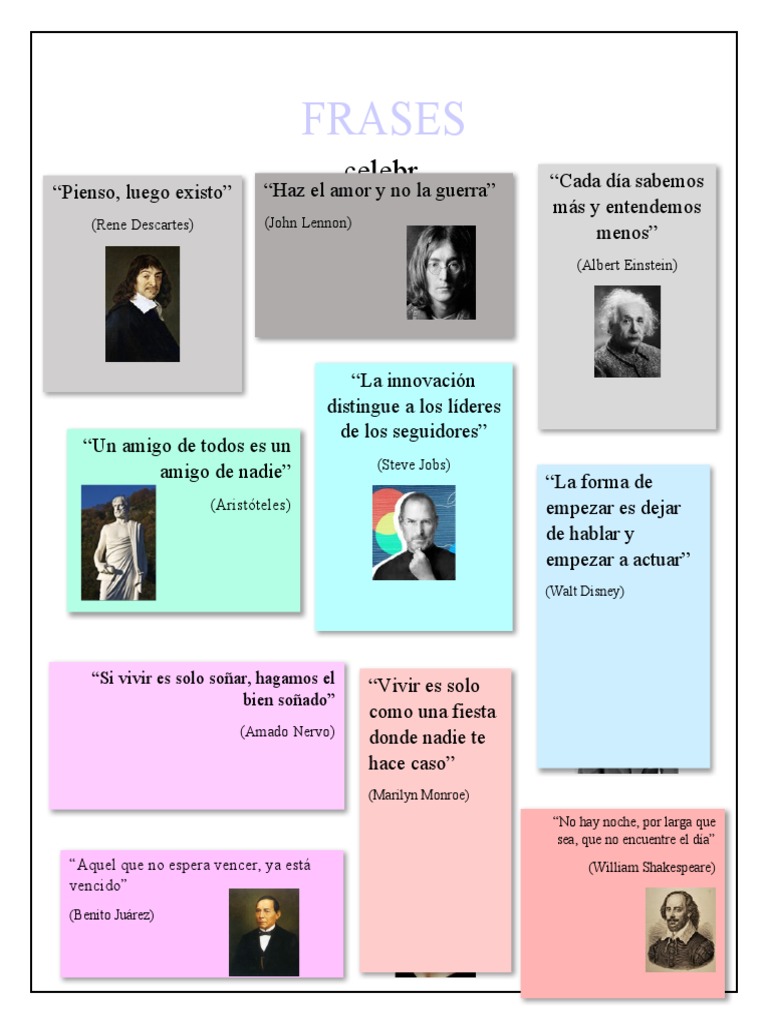 Frases Celebres | PDF