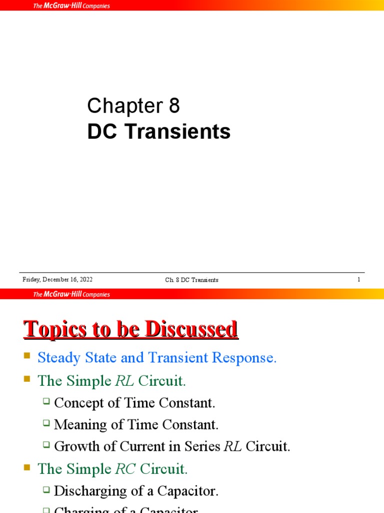 DC Transients | PDF