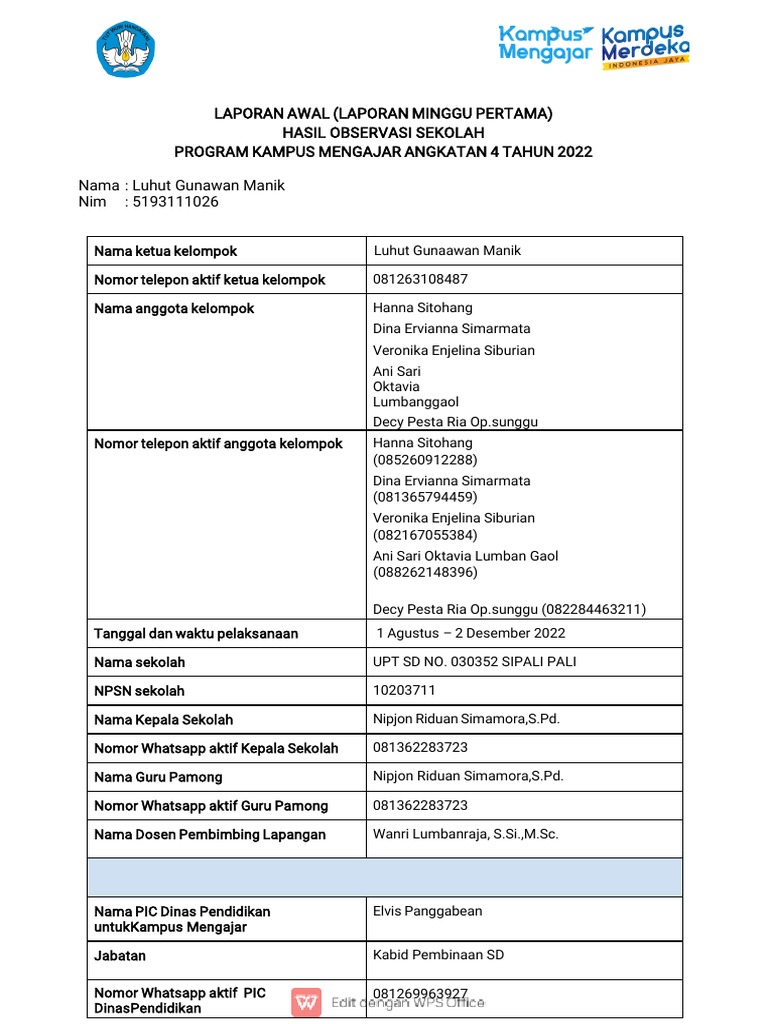 Lap Bulan Agustus | PDF