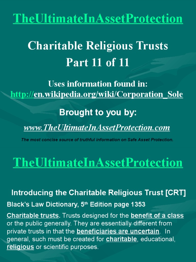 11 Ultimate Protection Video Charitable Religious Trusts | Download ...