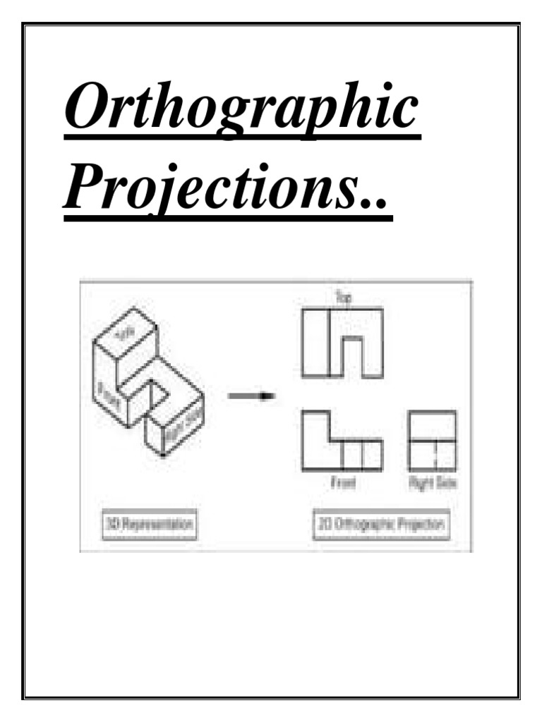 Orthographic Projections | PDF | Mathematical Objects | Classical Geometry