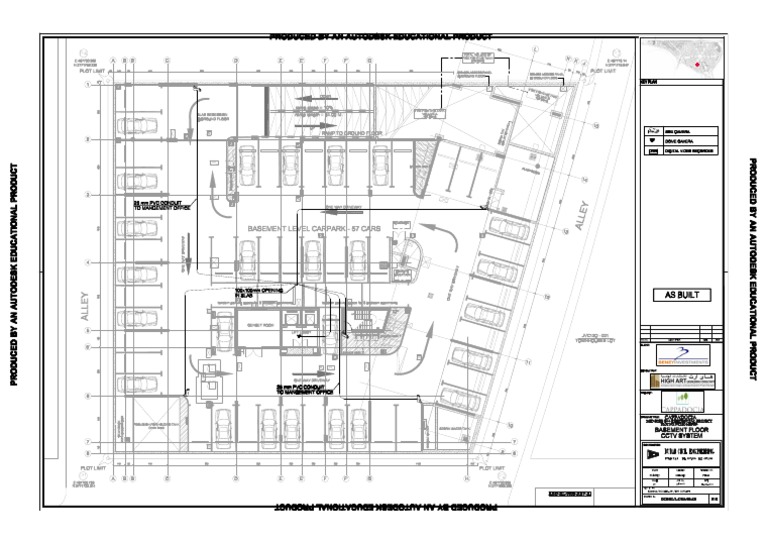 Basement As Built-Cctv | PDF