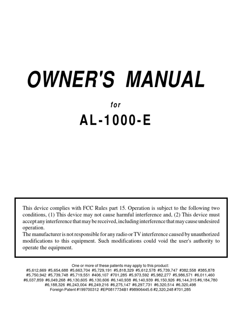 Owner'S Manual | PDF | Security Alarm | Electrical Engineering