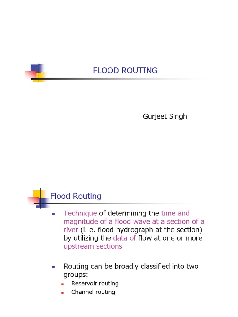 Floodroutingwre | Download Free PDF | Discharge (Hydrology) | Earth Sciences