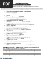 Modals Speculation Exercises | PDF | Semantic Units | Linguistic Typology